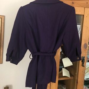 Darling | Jackets & Coats | Cropped Purple Jacket By British Label ...